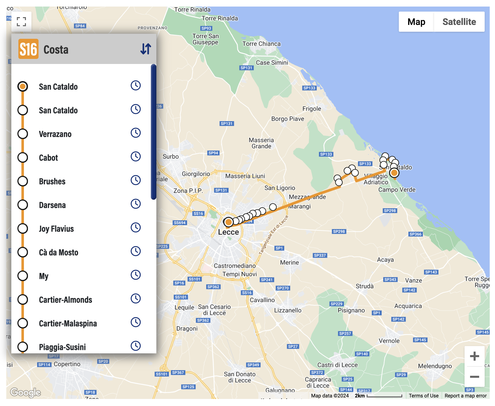 How to go the beach from Lecce by Bus | Puglia Everyday